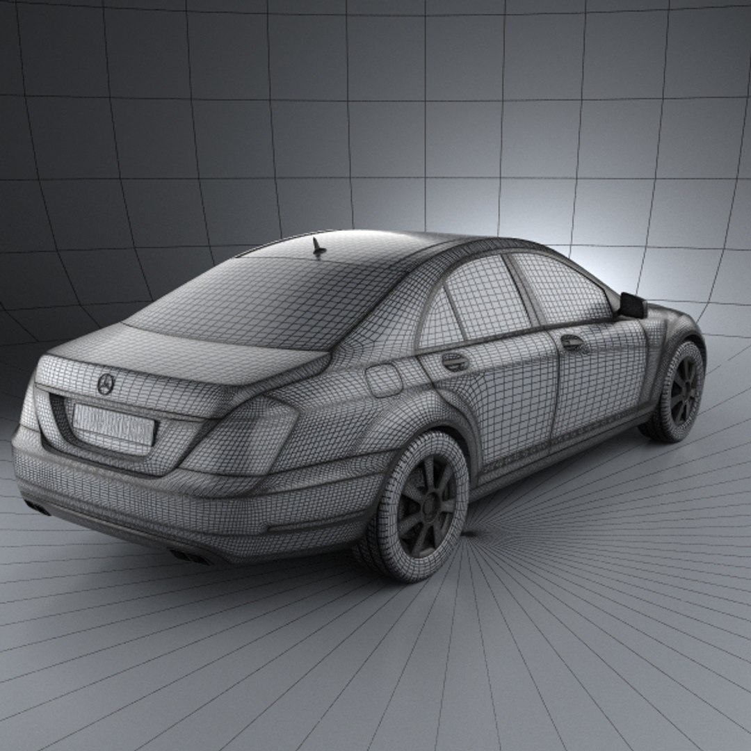 3d mercedes-benz s-class