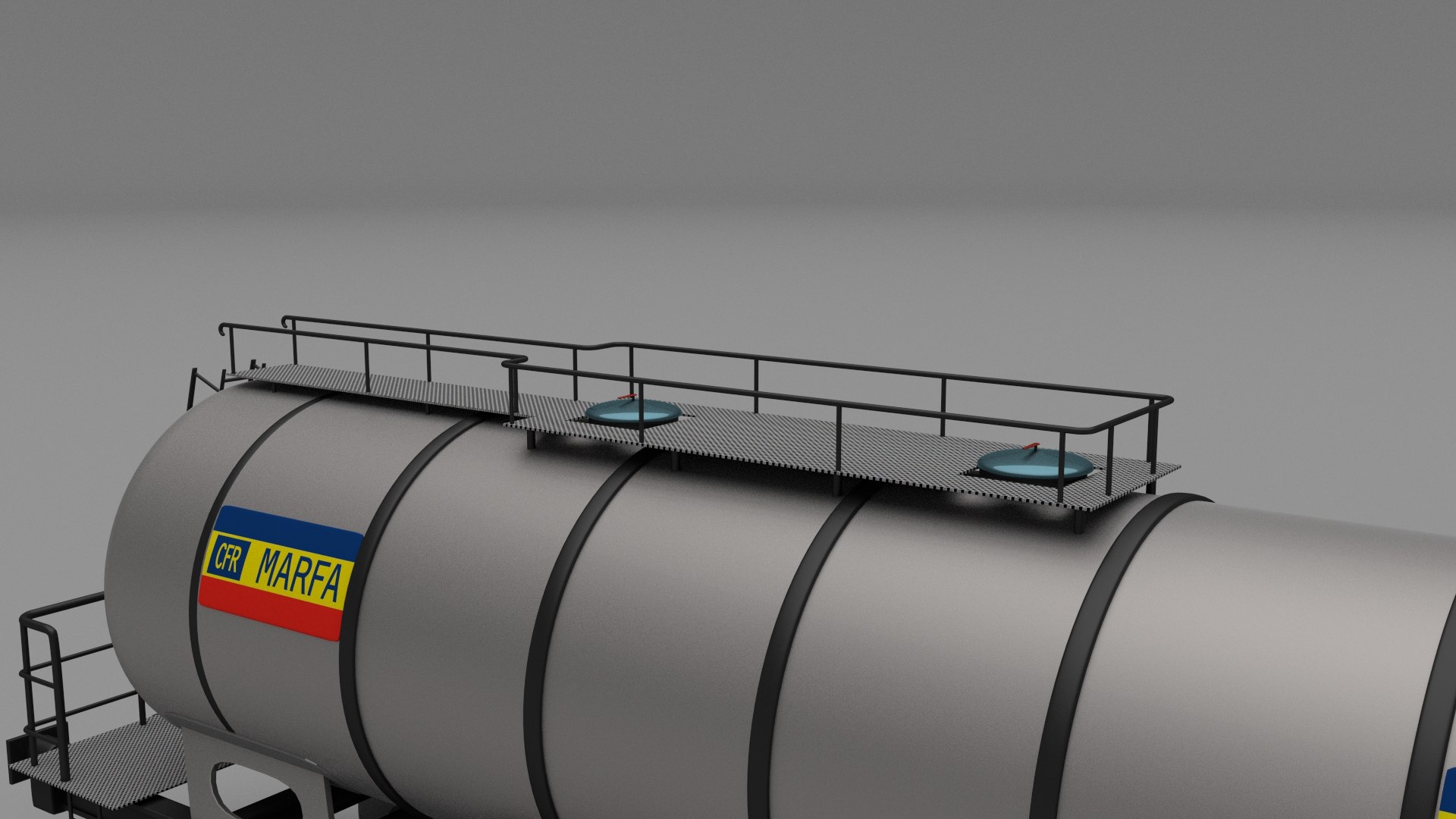 3d model train tanker