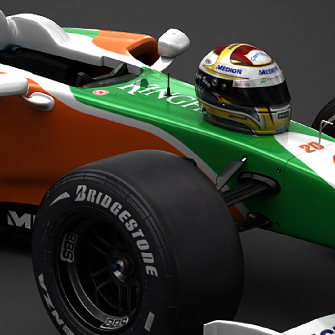 3d Model 1 F1 Force India