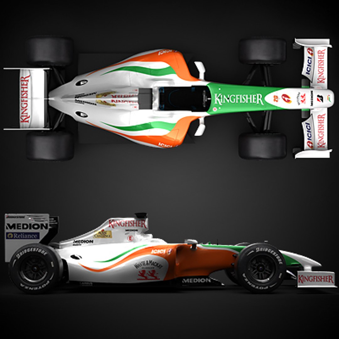 3d Model 1 F1 Force India