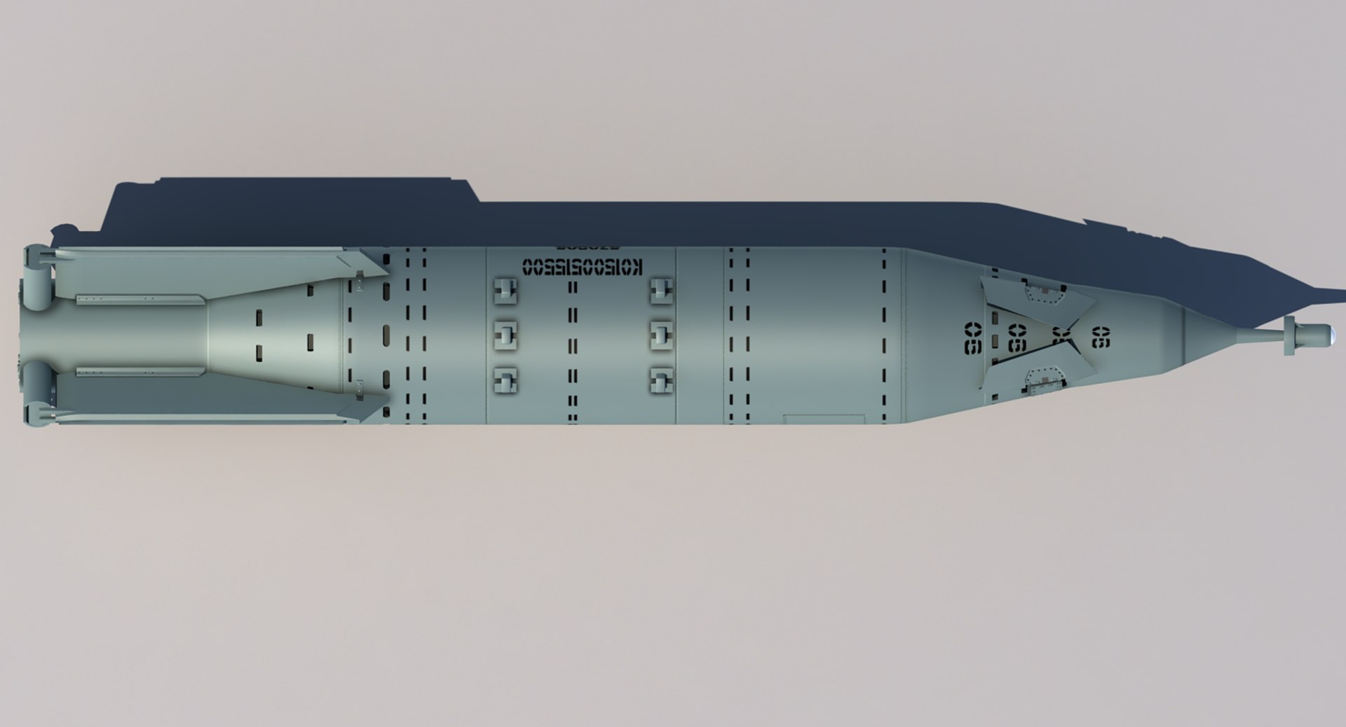 Laser Bomb Kab-1500l 3d Model