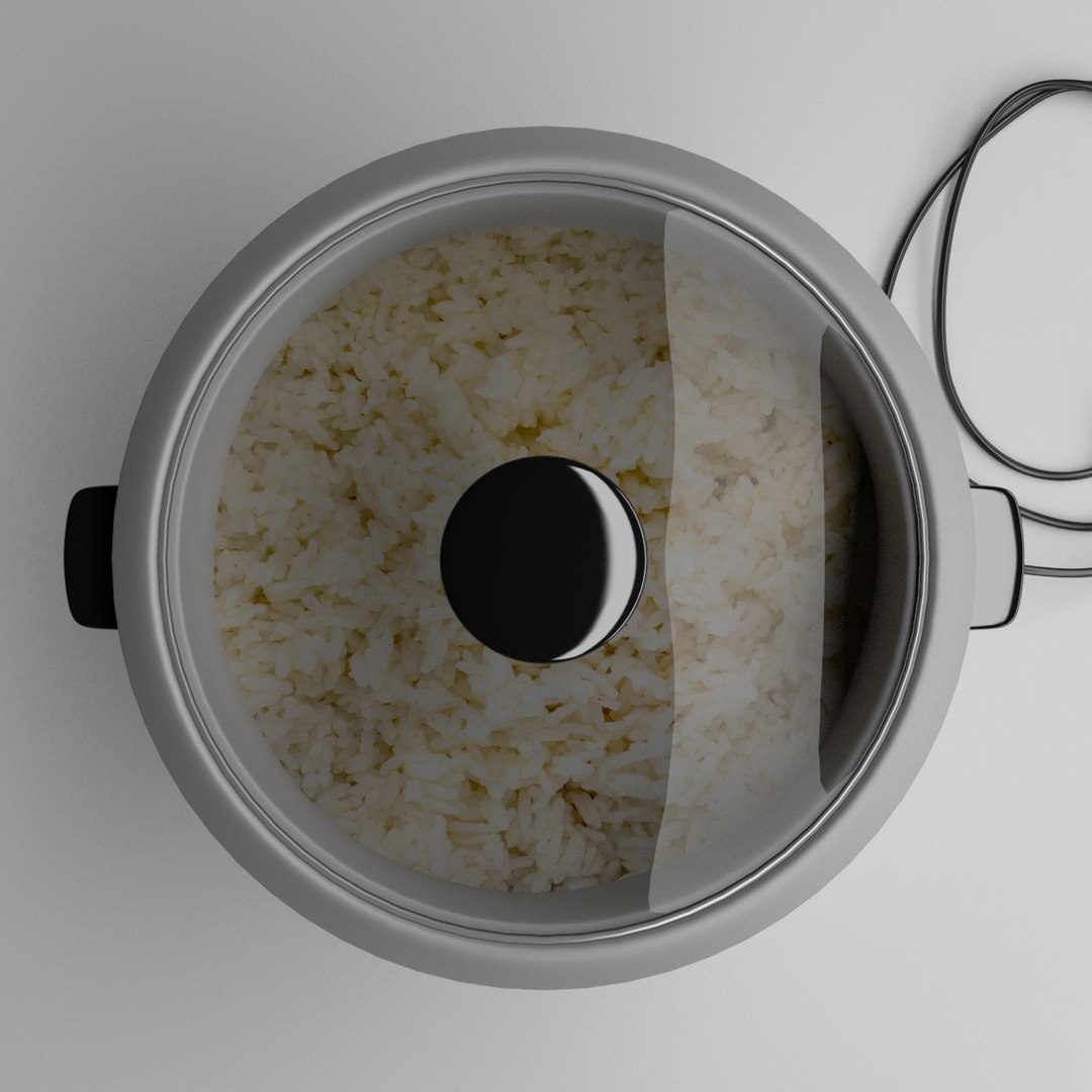 Rice Cooker 3d Model