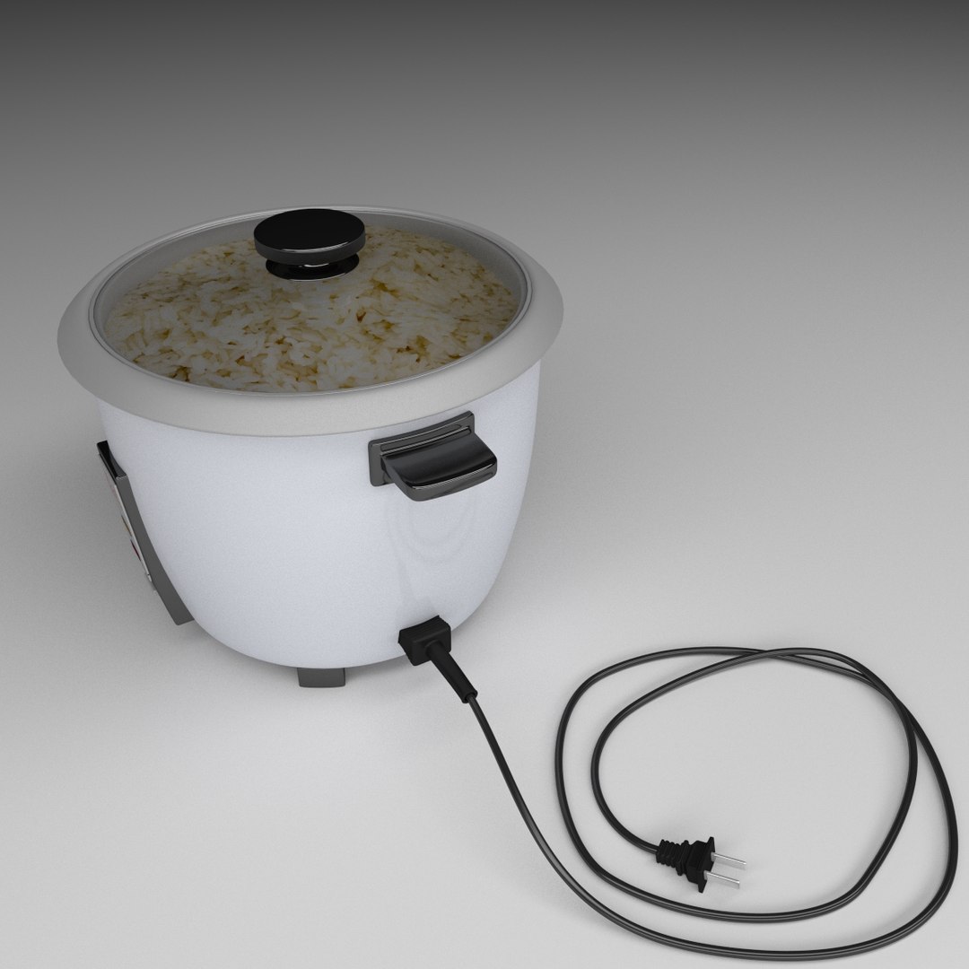 Rice Cooker 3d Model