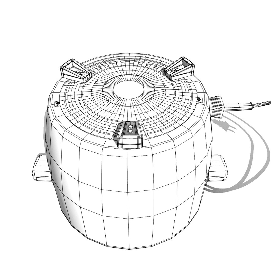Rice Cooker 3d Model