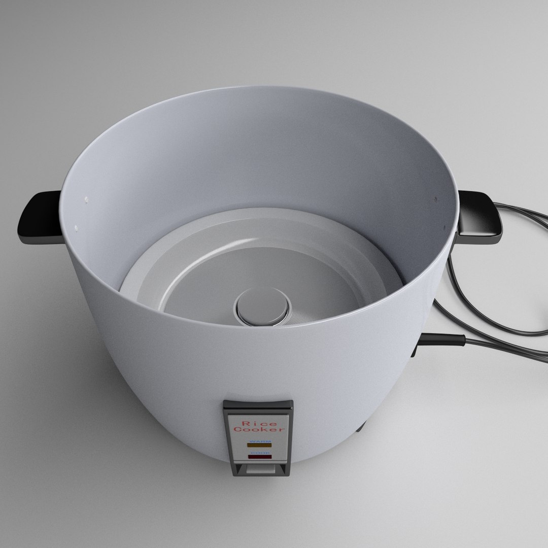 Rice Cooker 3d Model