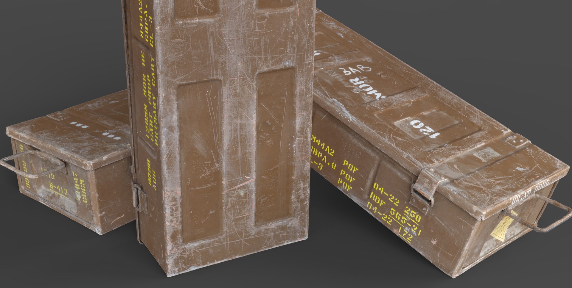 3D Military Ammo Box 2 - TurboSquid 2247835