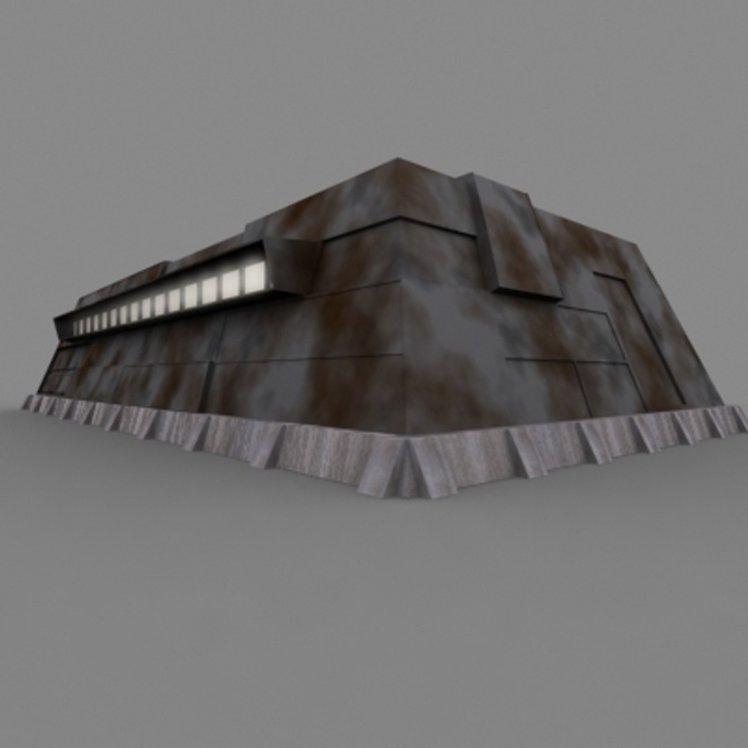 3d model bunker