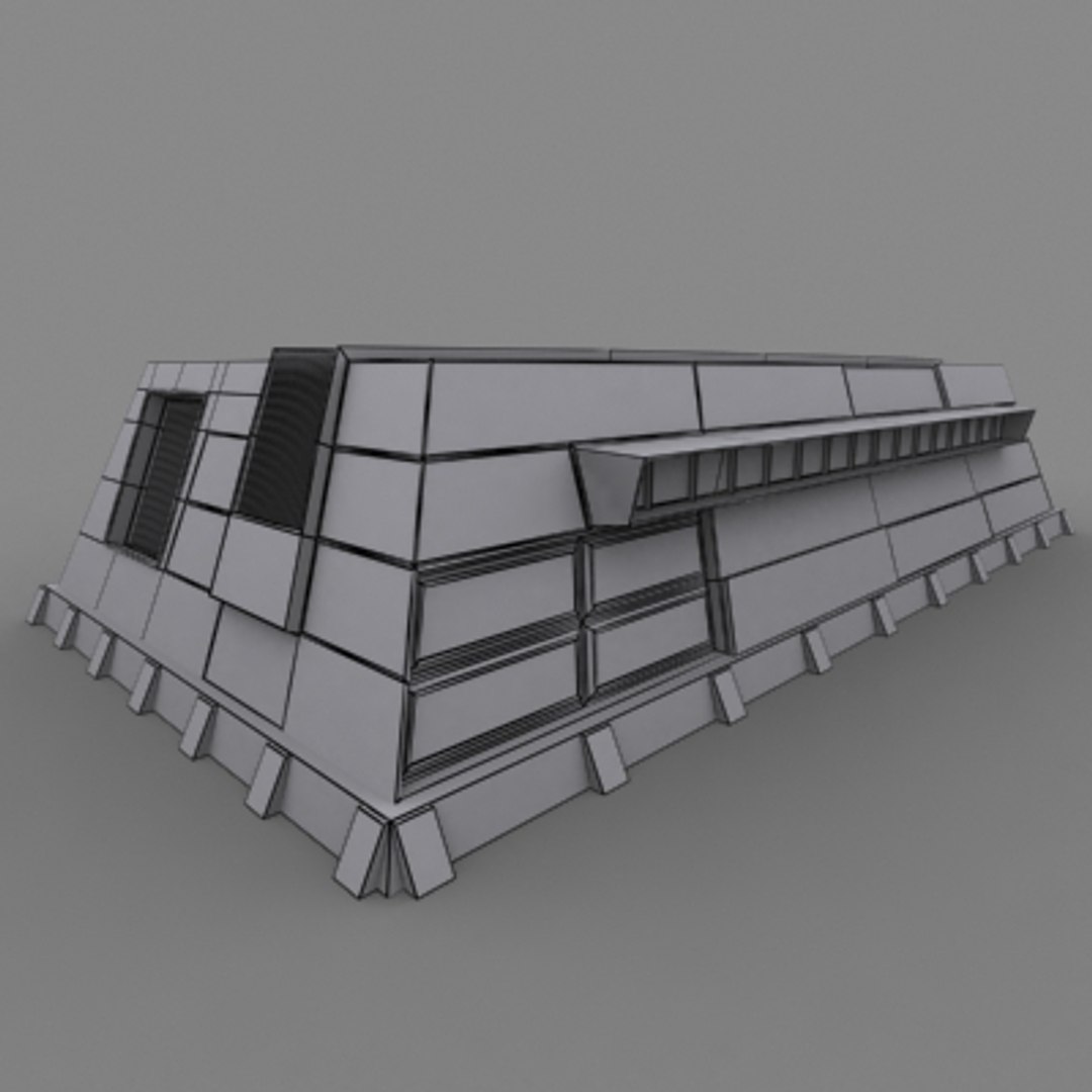 3d model bunker