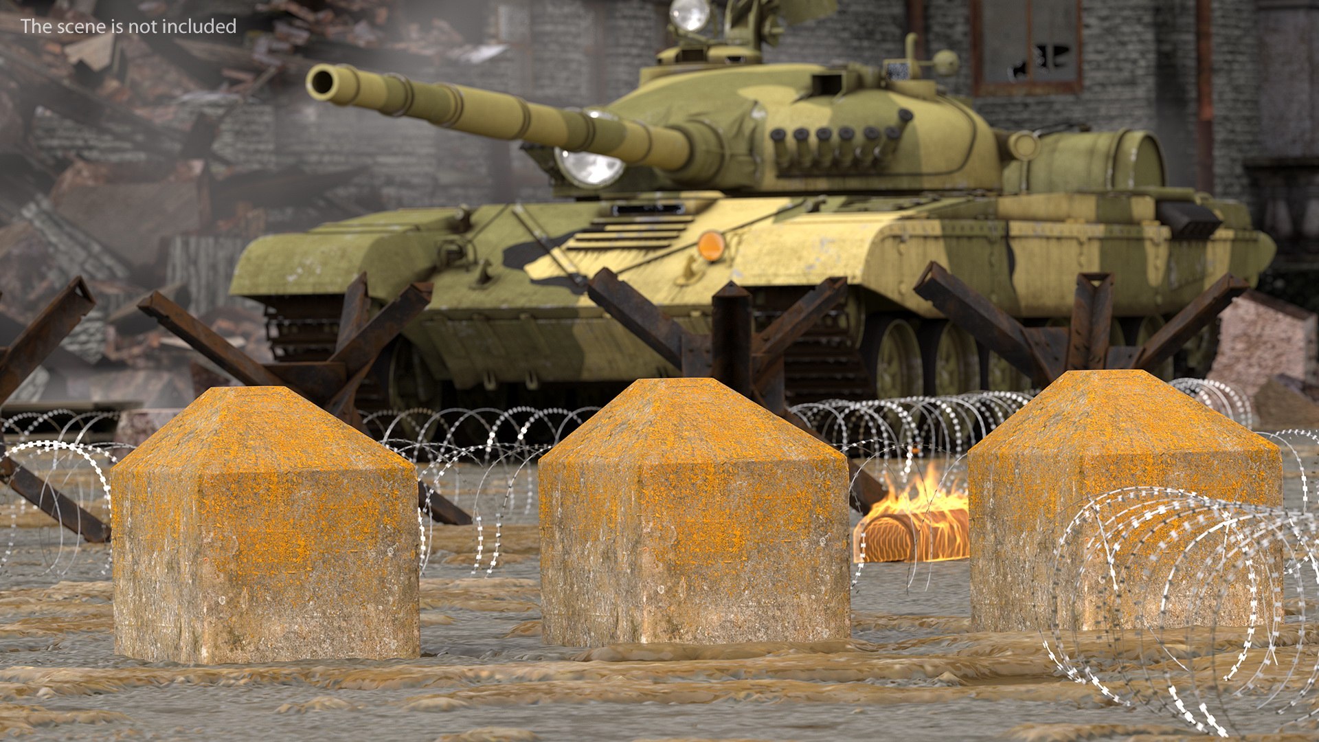 Concrete Obstacles Collection 3D model - TurboSquid 2094844