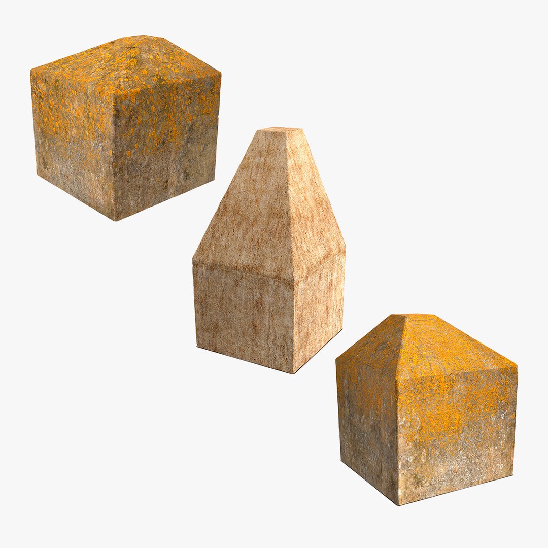 Concrete Obstacles Collection 3D model - TurboSquid 2094844