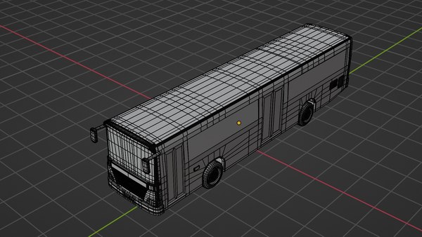modelo 3d Autobús de un piso - TurboSquid 2096814