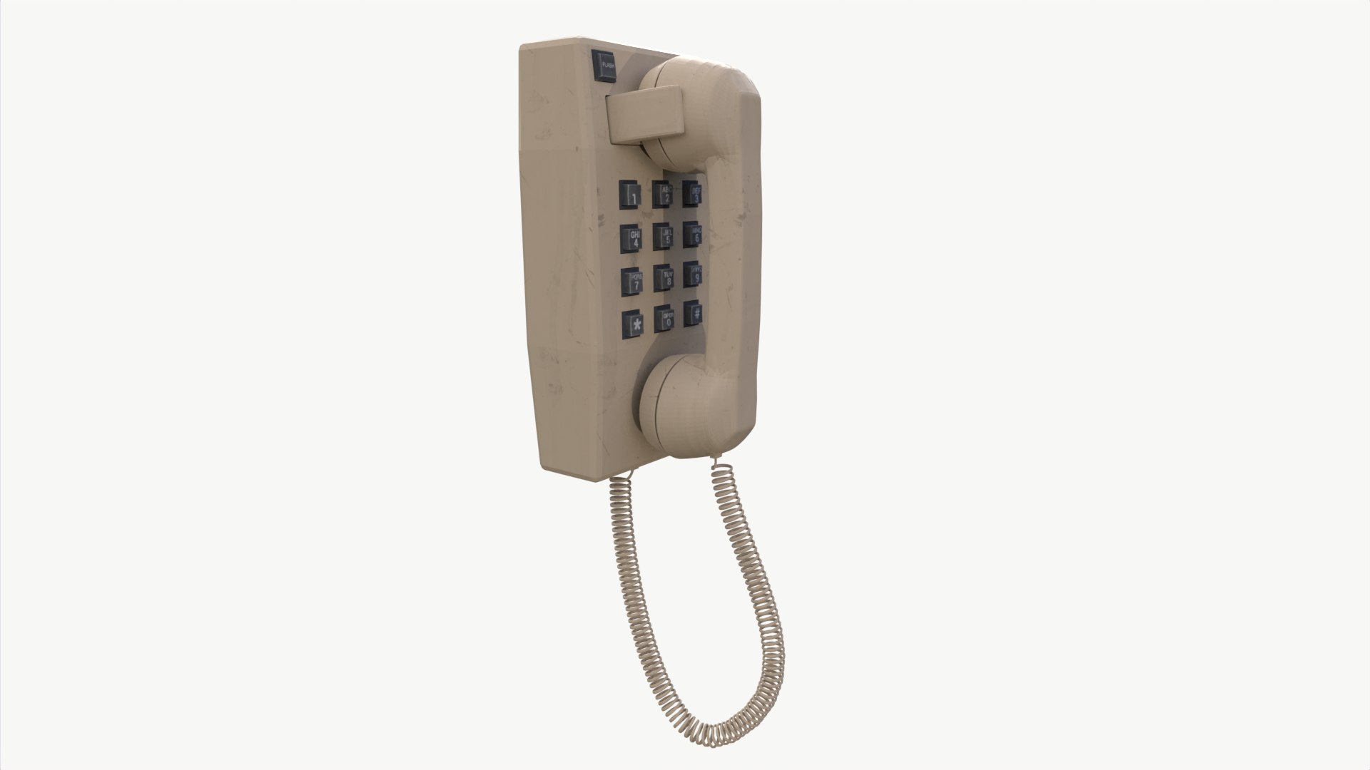 3D Model Low Poly Phone 1990s - TurboSquid 2020090