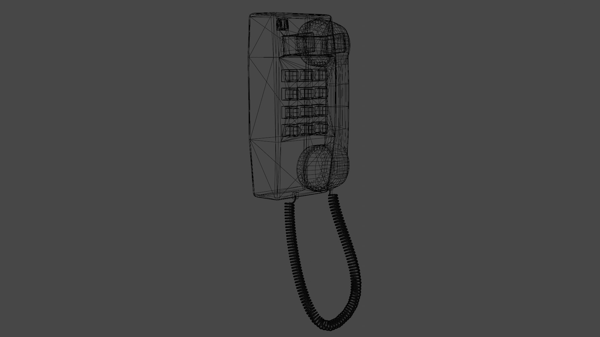 3D Model Low Poly Phone 1990s - TurboSquid 2020090