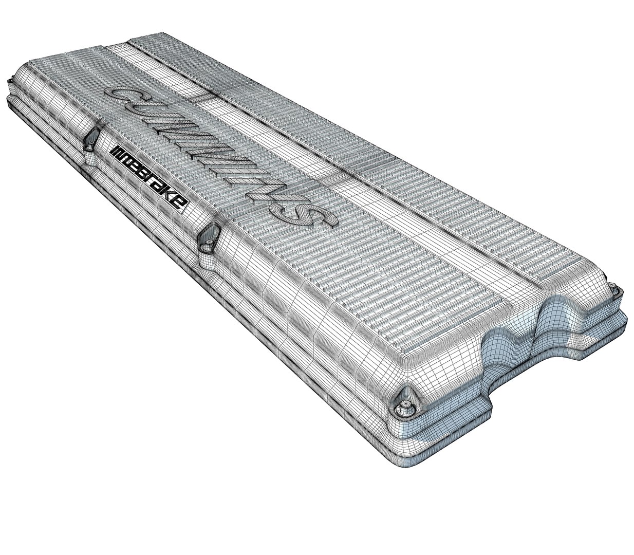 3D engine cover - TurboSquid 1174669