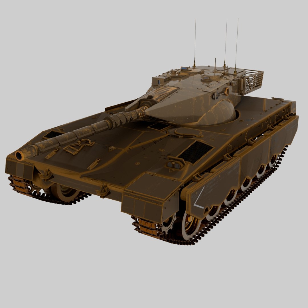 Merkava MKI 3D model - TurboSquid 2006485