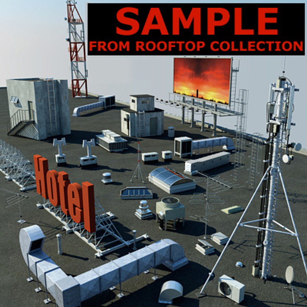Free Rooftop Versions 3d Model