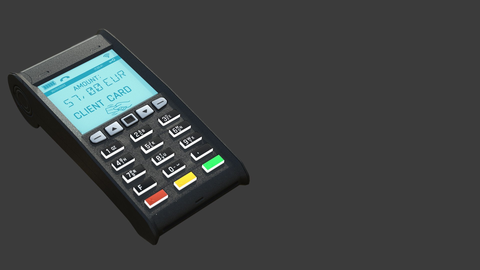3D Credit Card Terminal - TurboSquid 1938506