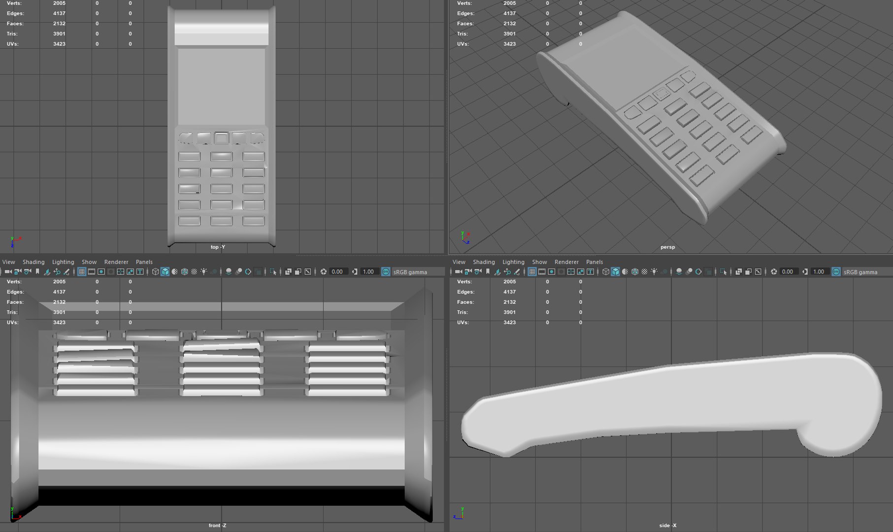 3D Credit Card Terminal - TurboSquid 1938506