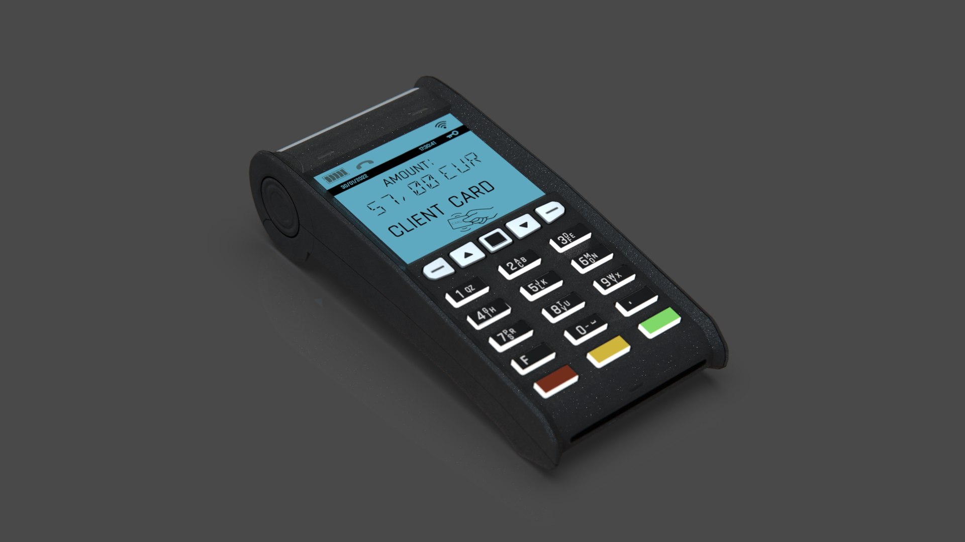 3D Credit Card Terminal - TurboSquid 1938506