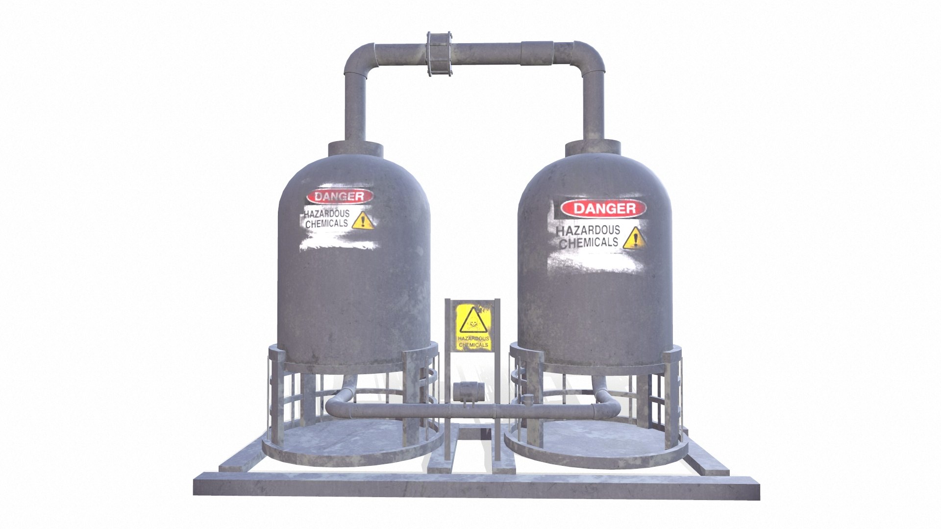 Hazard Storage Tank 3D Model - TurboSquid 2299148