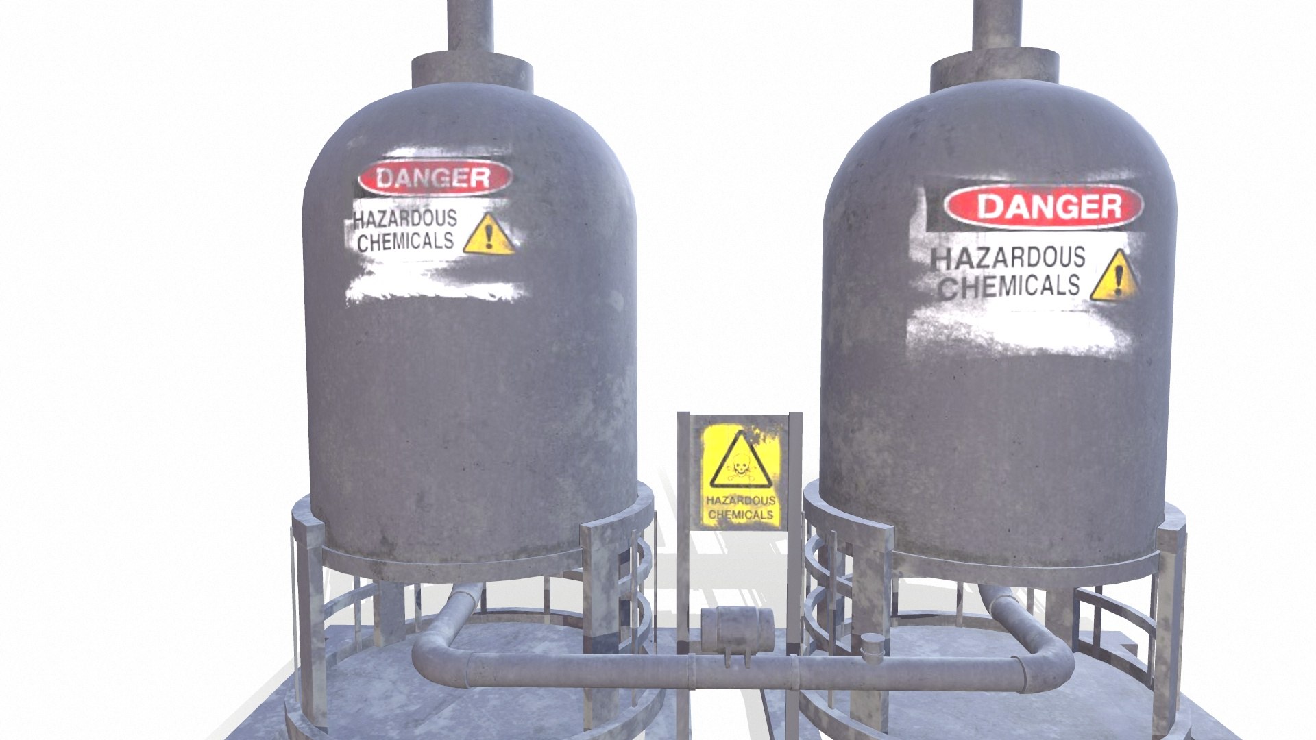 Hazard Storage Tank 3D Model - TurboSquid 2299148