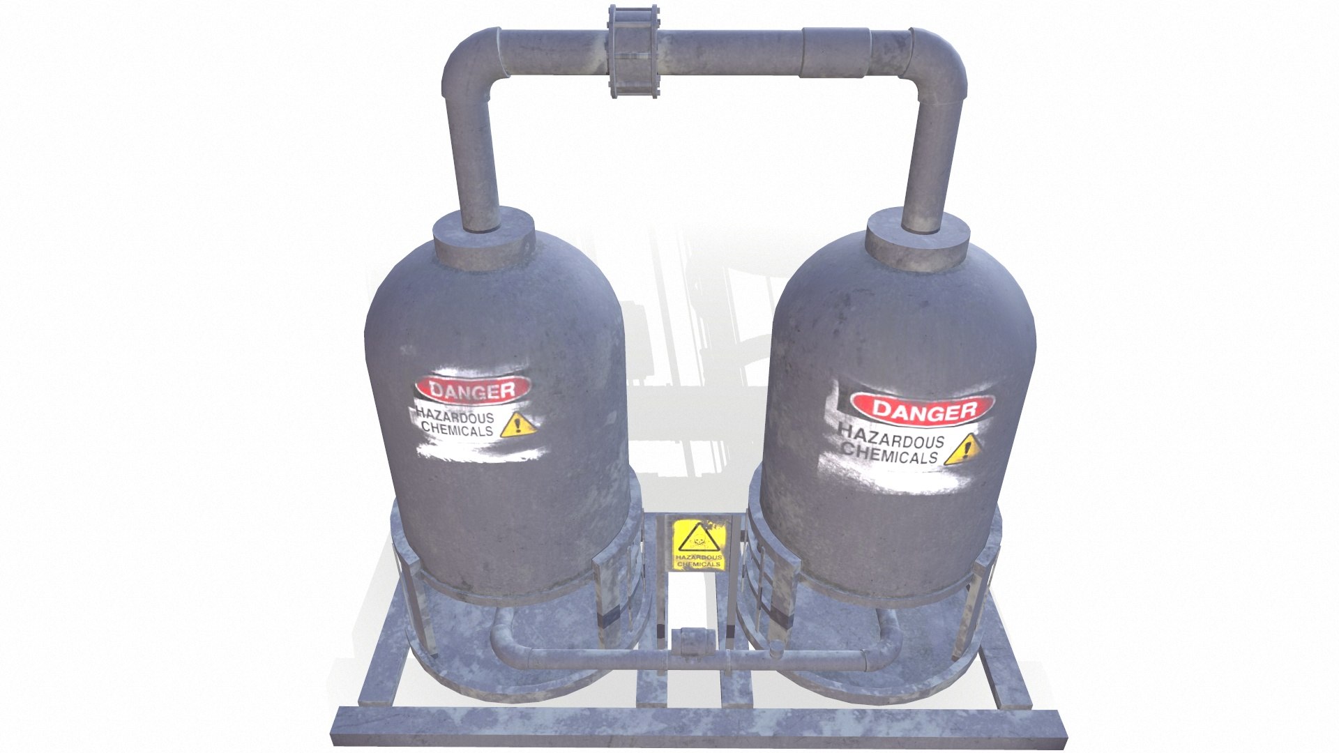 Hazard Storage Tank 3D Model - TurboSquid 2299148
