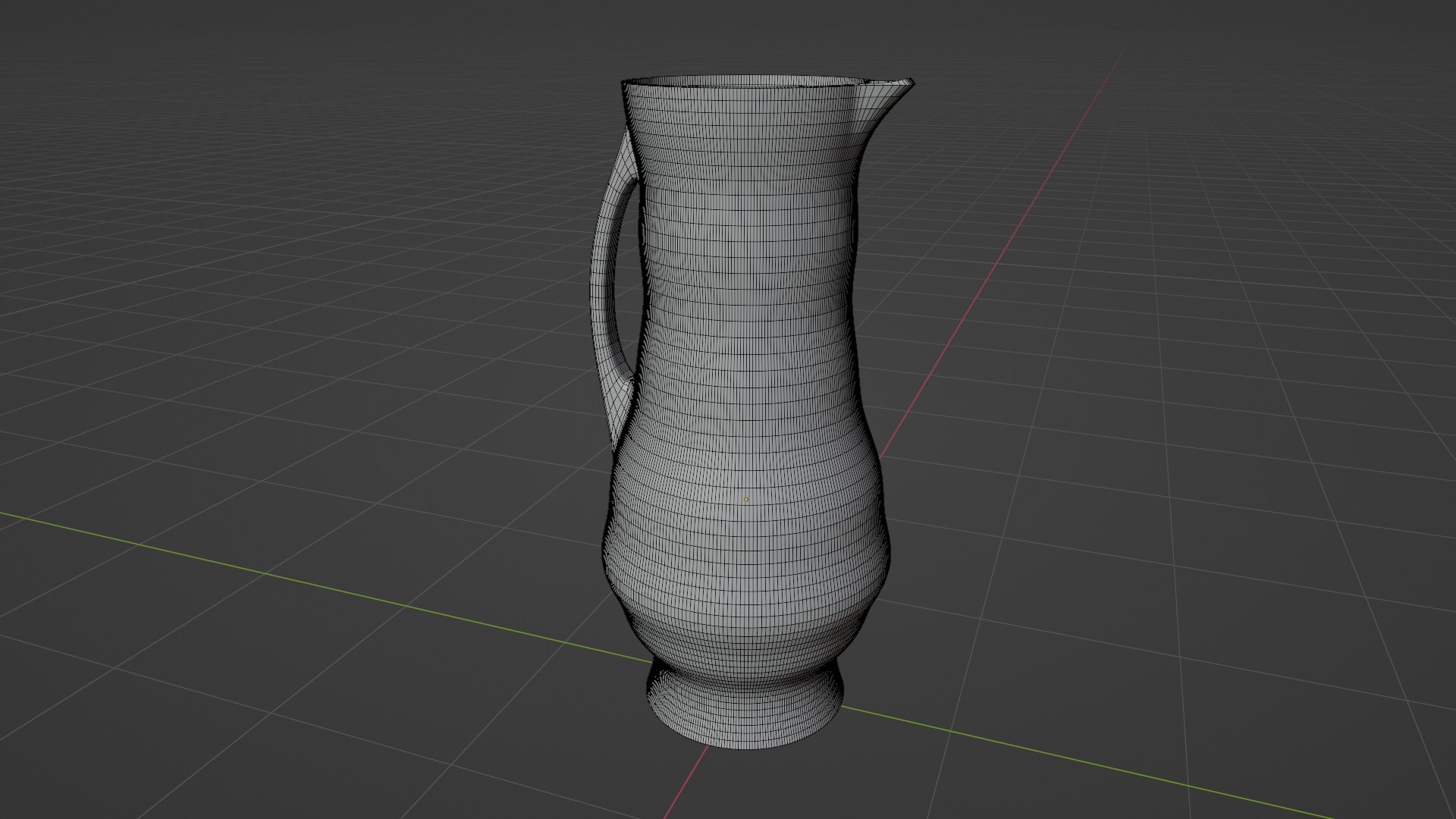 3D Model Pitcher Shaped Vase - TurboSquid 2417704