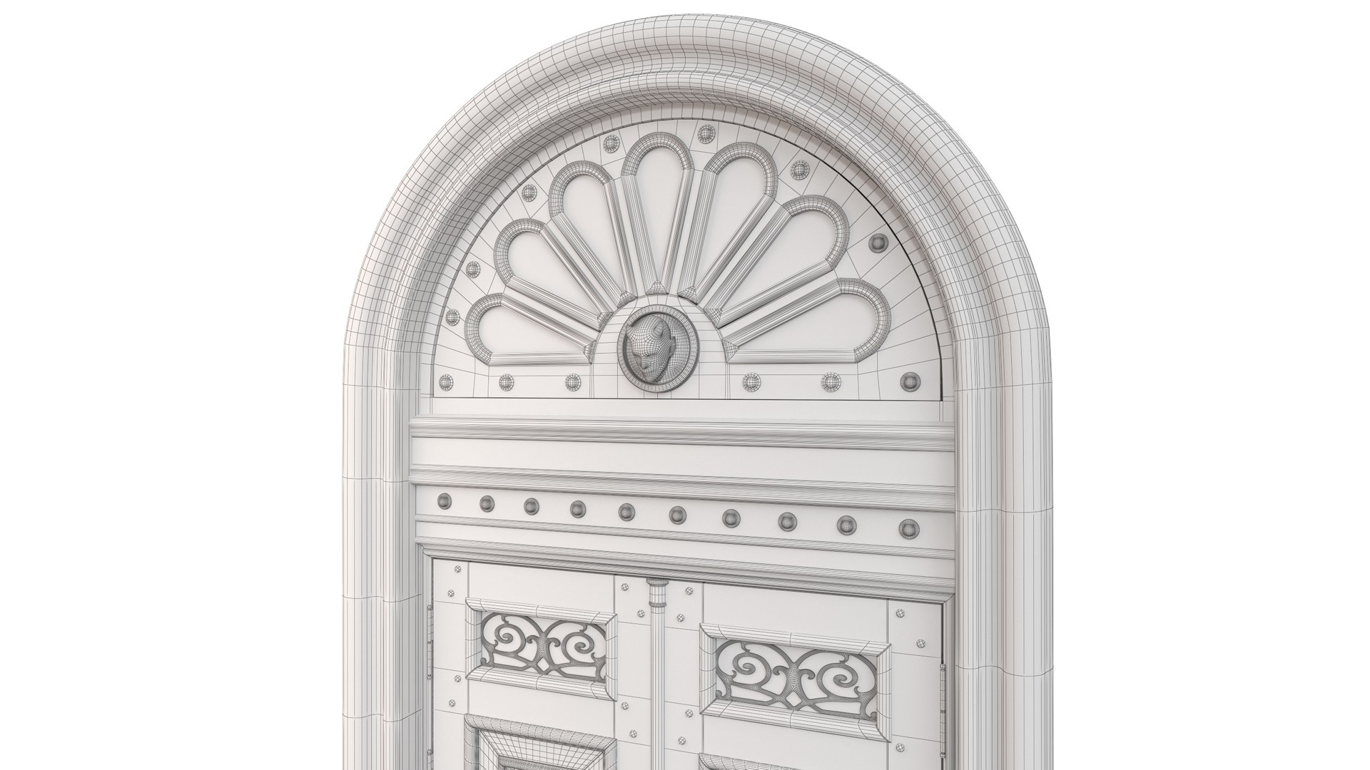Entrance Classic Door 60 3D Model - TurboSquid 1857487