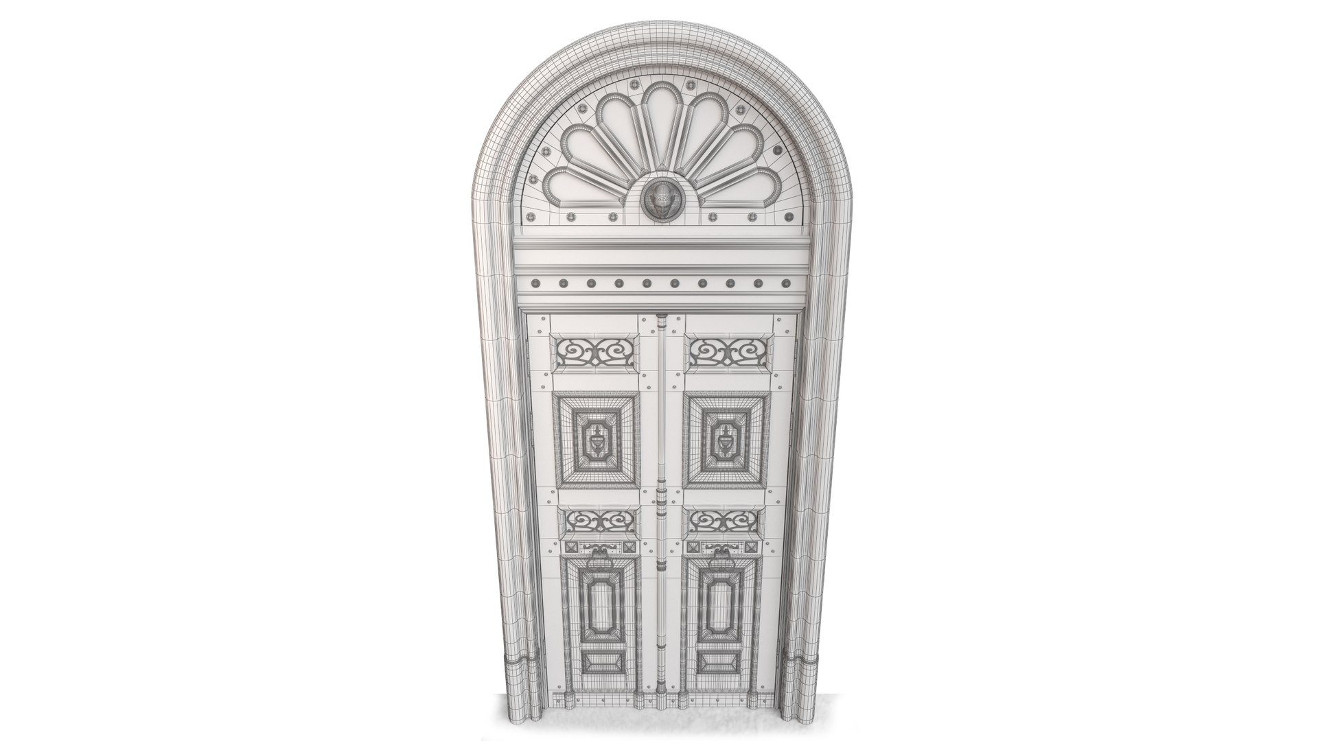 Entrance Classic Door 60 3D Model - TurboSquid 1857487