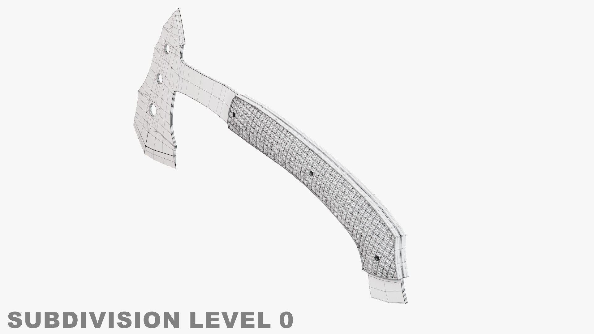 3D Tactical Axe Model - TurboSquid 2083905