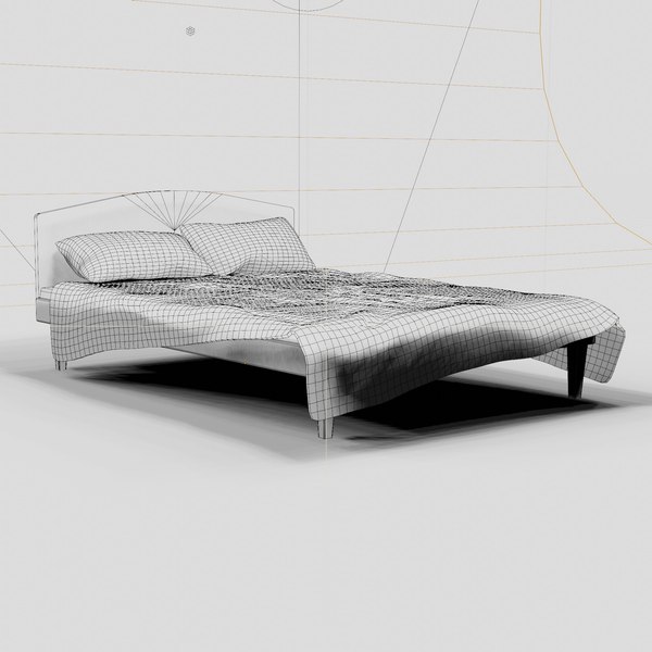 modelo 3d modelo 3d de una cama - TurboSquid 1972814