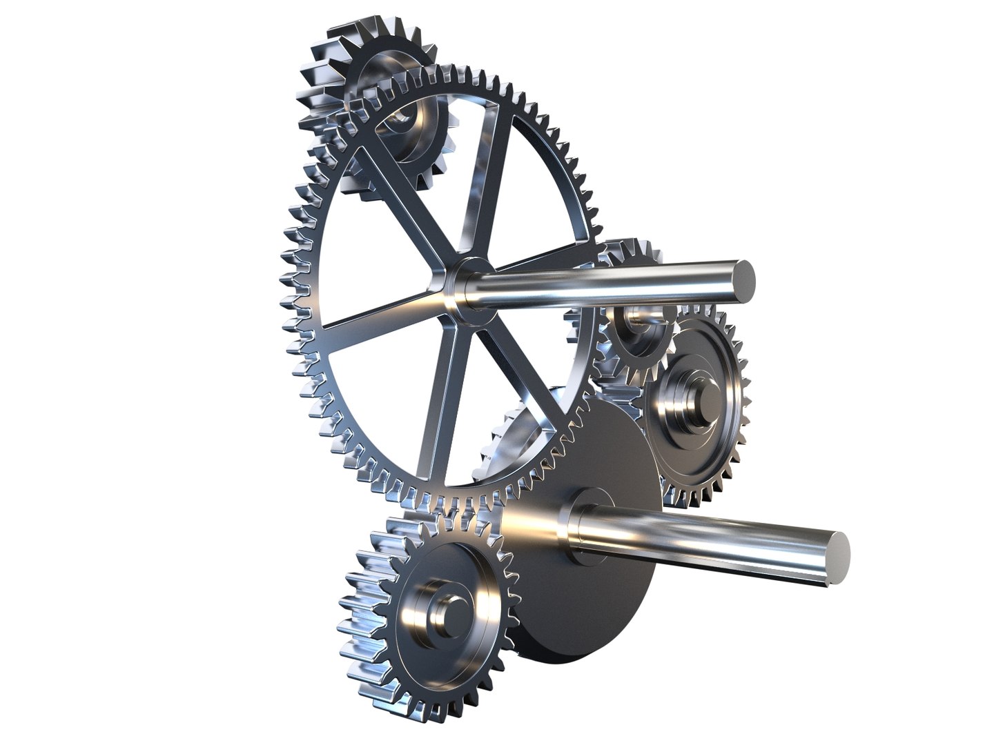 3D Gear Mechanism V1 Model - TurboSquid 1452116