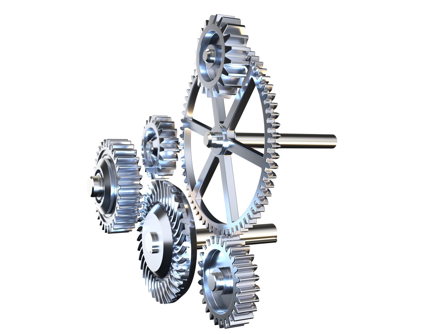 3D Gear Mechanism V1 Model - TurboSquid 1452116