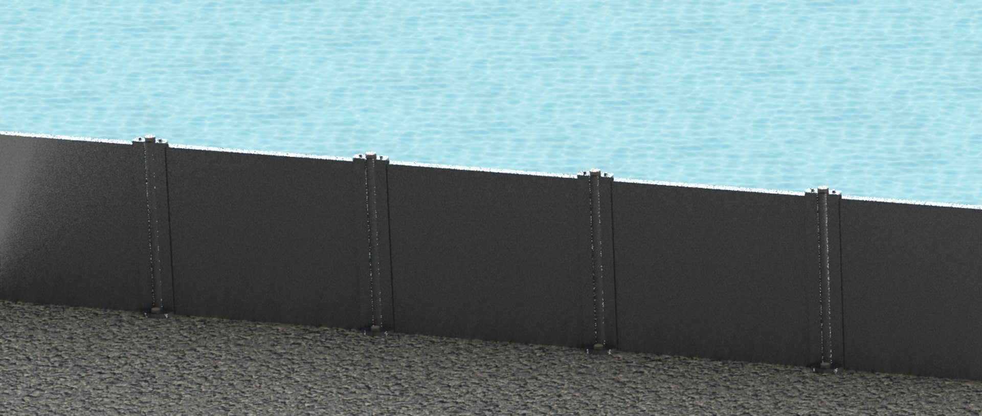 Dam Floods 3D Model - TurboSquid 1659266