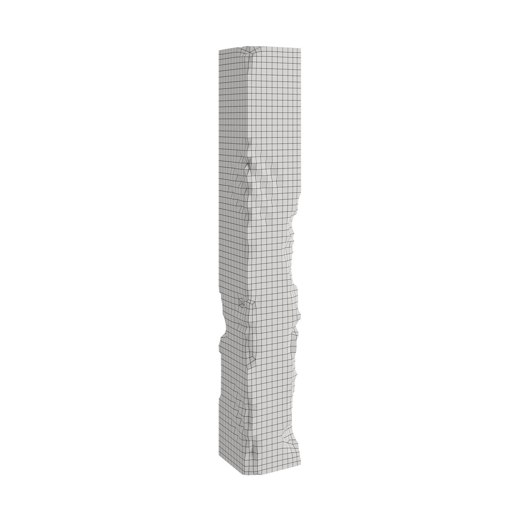 3D Concrete Column - Antique model - TurboSquid 2140648