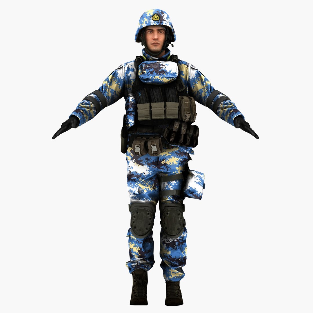 Pla chinese soldier 3D - TurboSquid 1668804