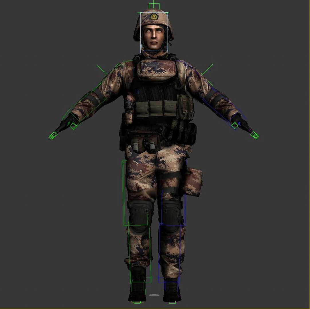 Pla chinese soldier 3D - TurboSquid 1668804