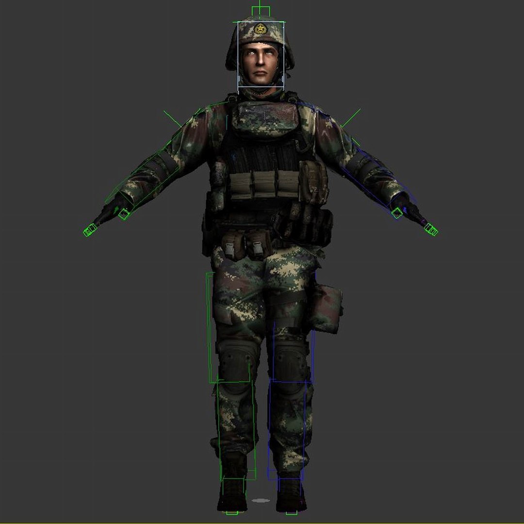 Pla chinese soldier 3D - TurboSquid 1668804