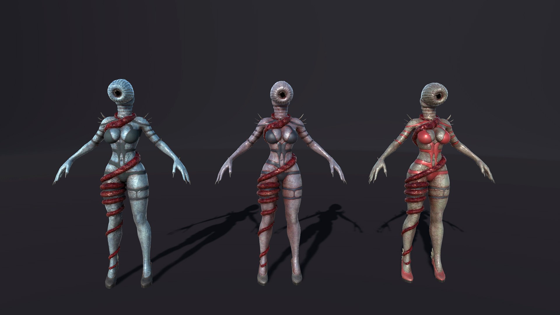 3D Female Leech - TurboSquid 1853686
