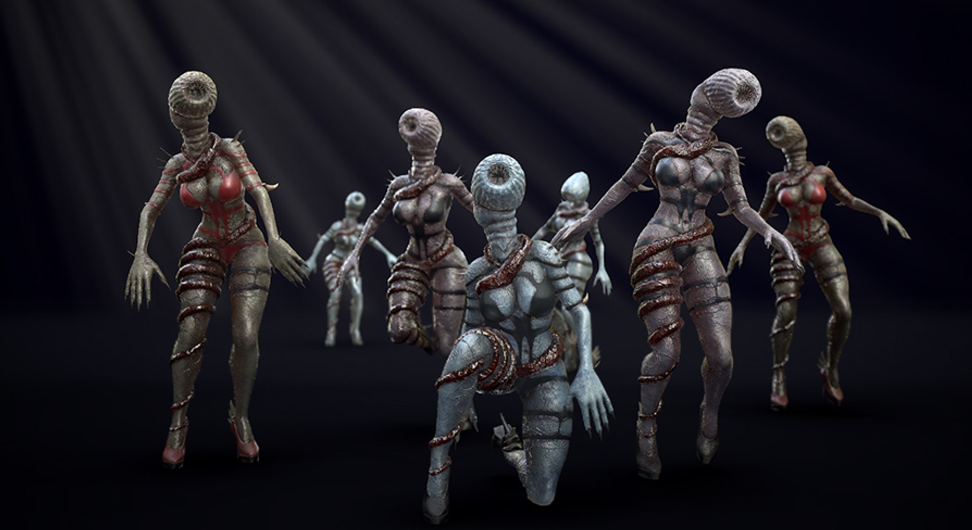 3D Female Leech - TurboSquid 1853686