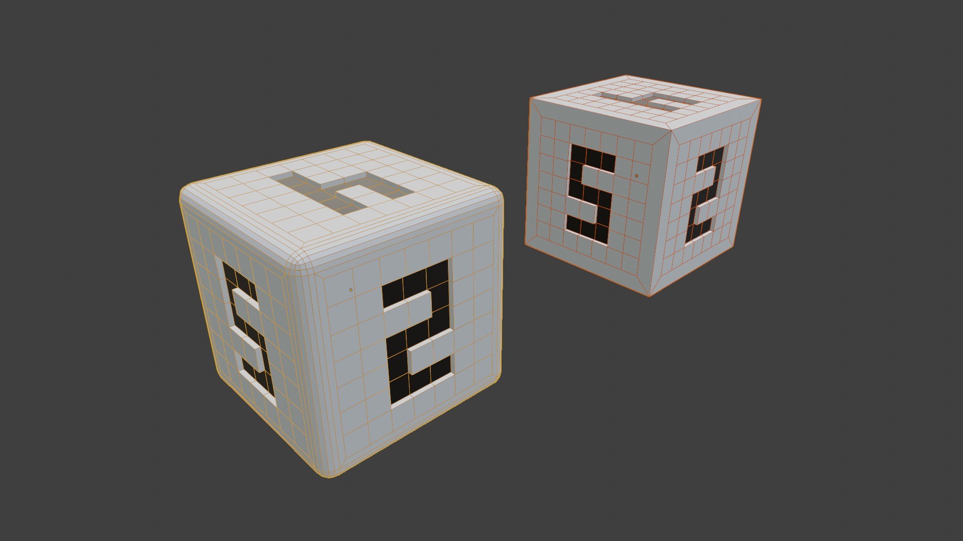 The Number Dices 3D Model - TurboSquid 1913175