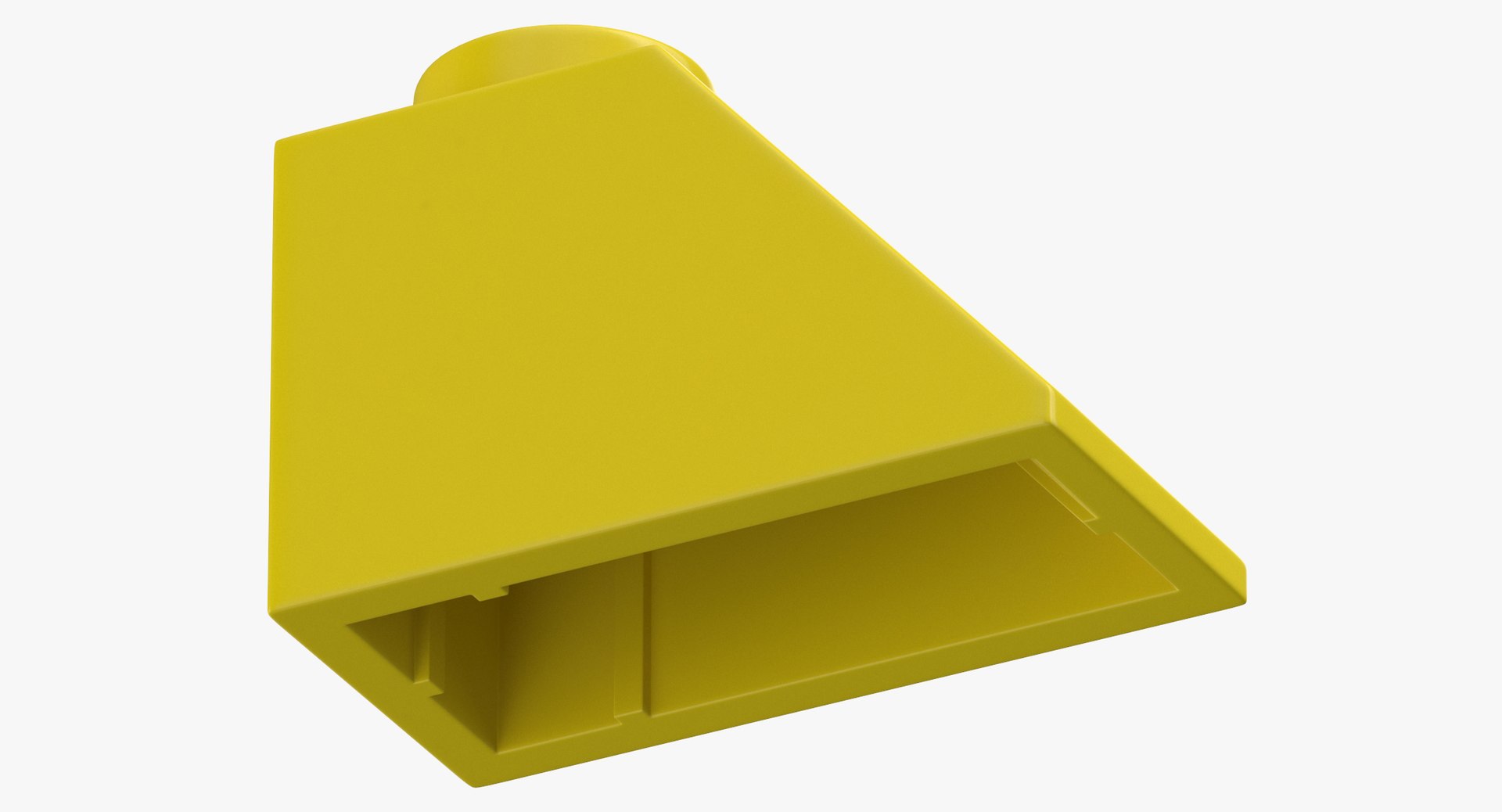 Lego Brick 2x1 Slope Model - TurboSquid 1409403