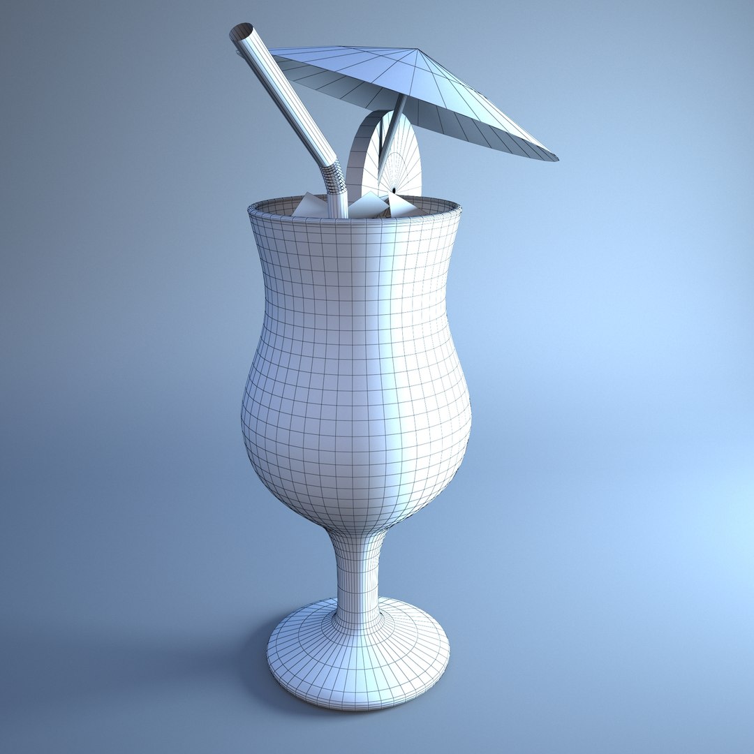 Coctail Juice 3D Model - TurboSquid 1607675