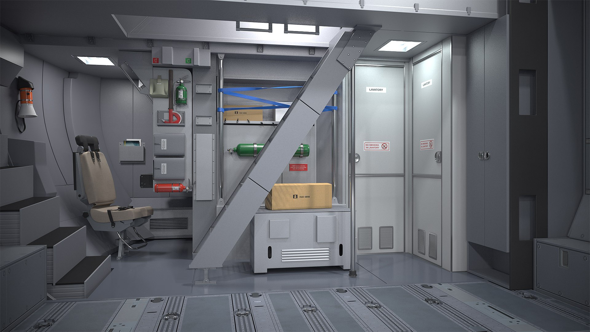 Airbus A400M Cabin Model - TurboSquid 1744216