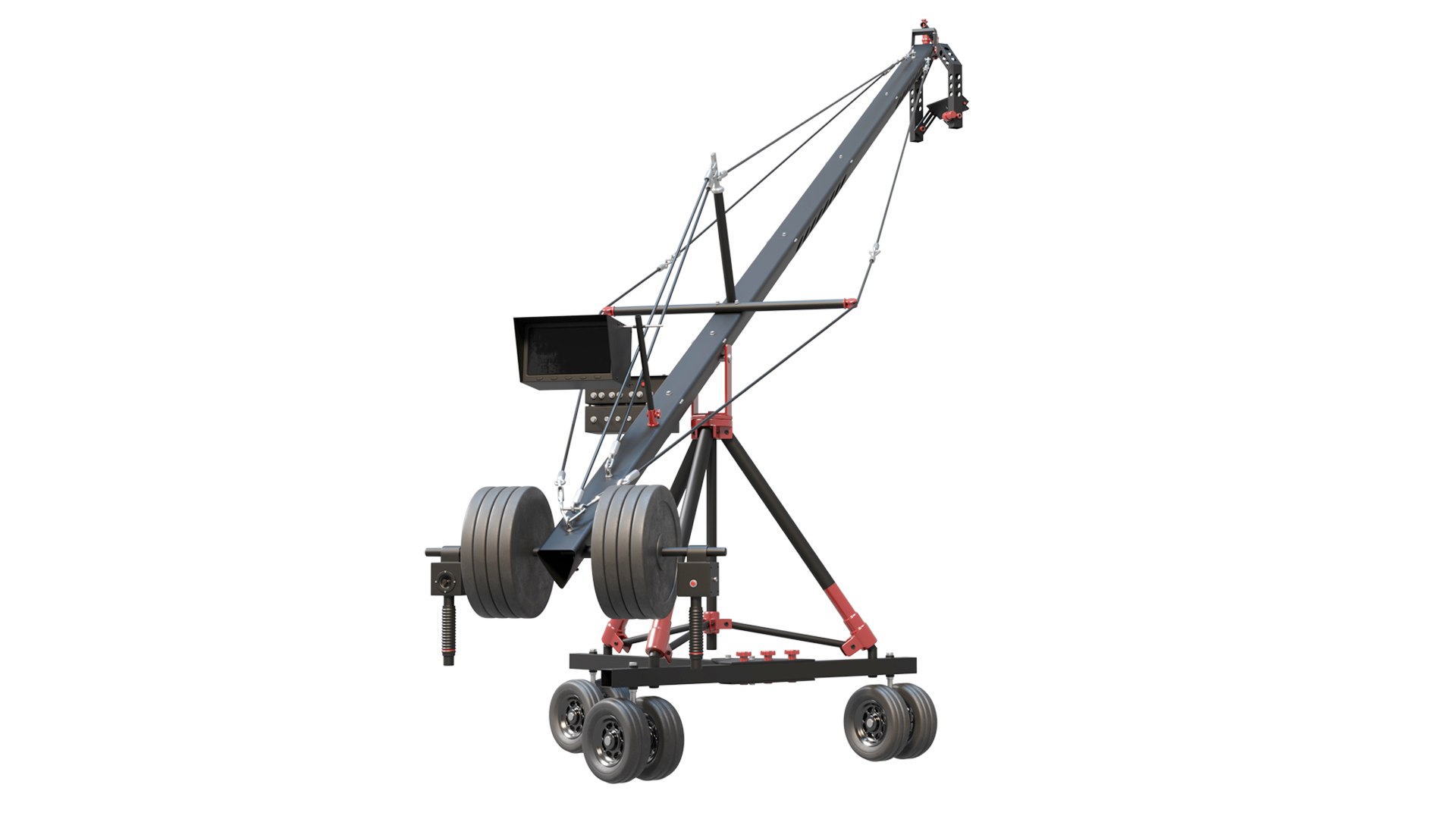 Cinema crane camera red 3D model - TurboSquid 2103486