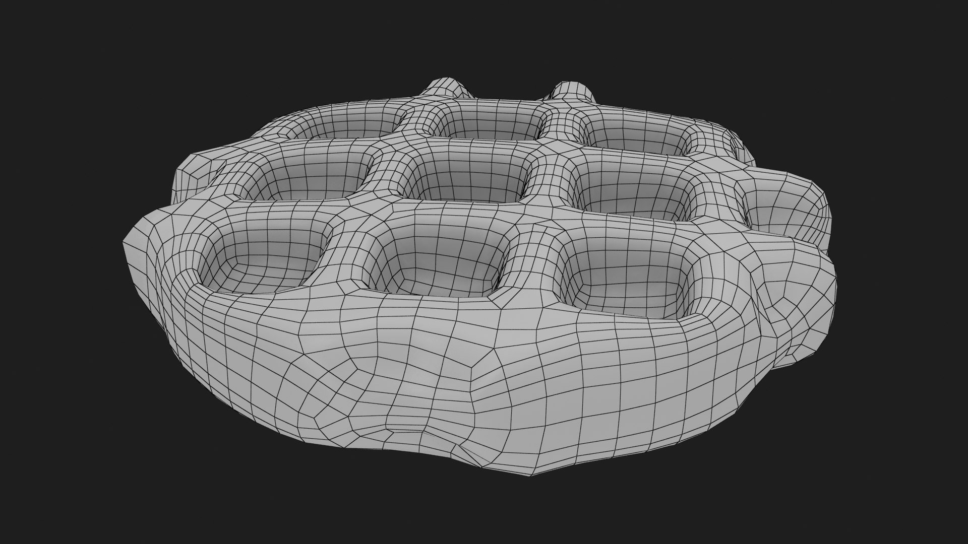 3D Waffle Cartoon Model - TurboSquid 1903852