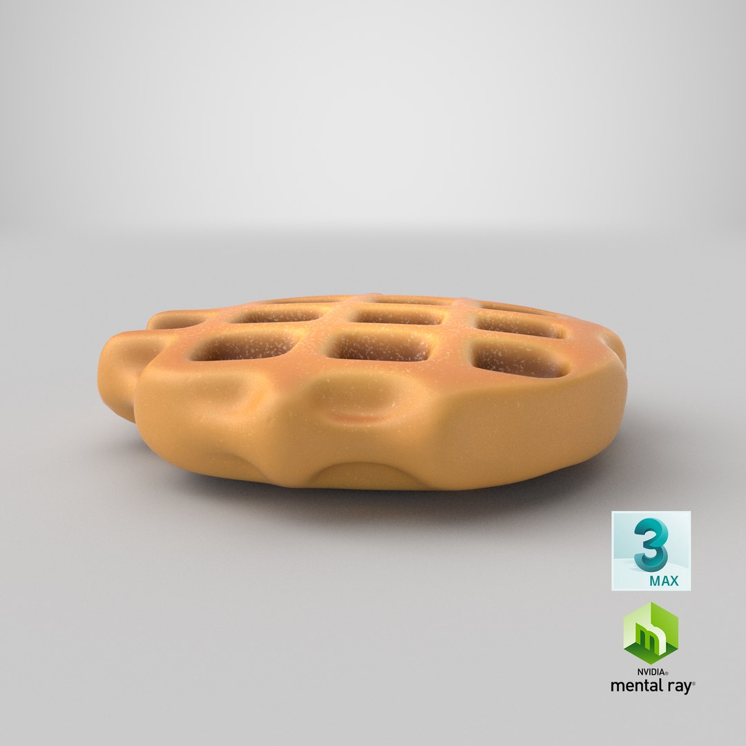 3D Waffle Cartoon model - TurboSquid 1903852