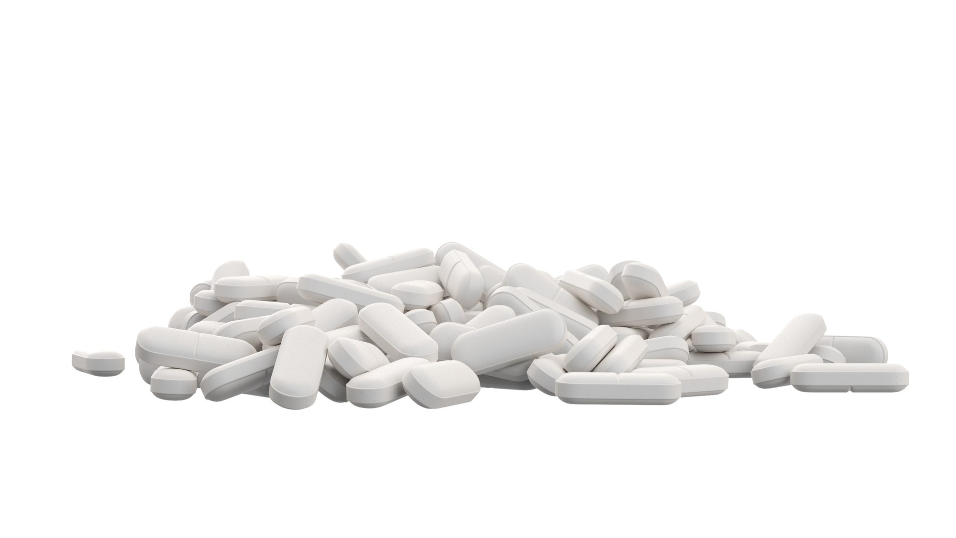 Pill Pile 3D model - TurboSquid 2151103