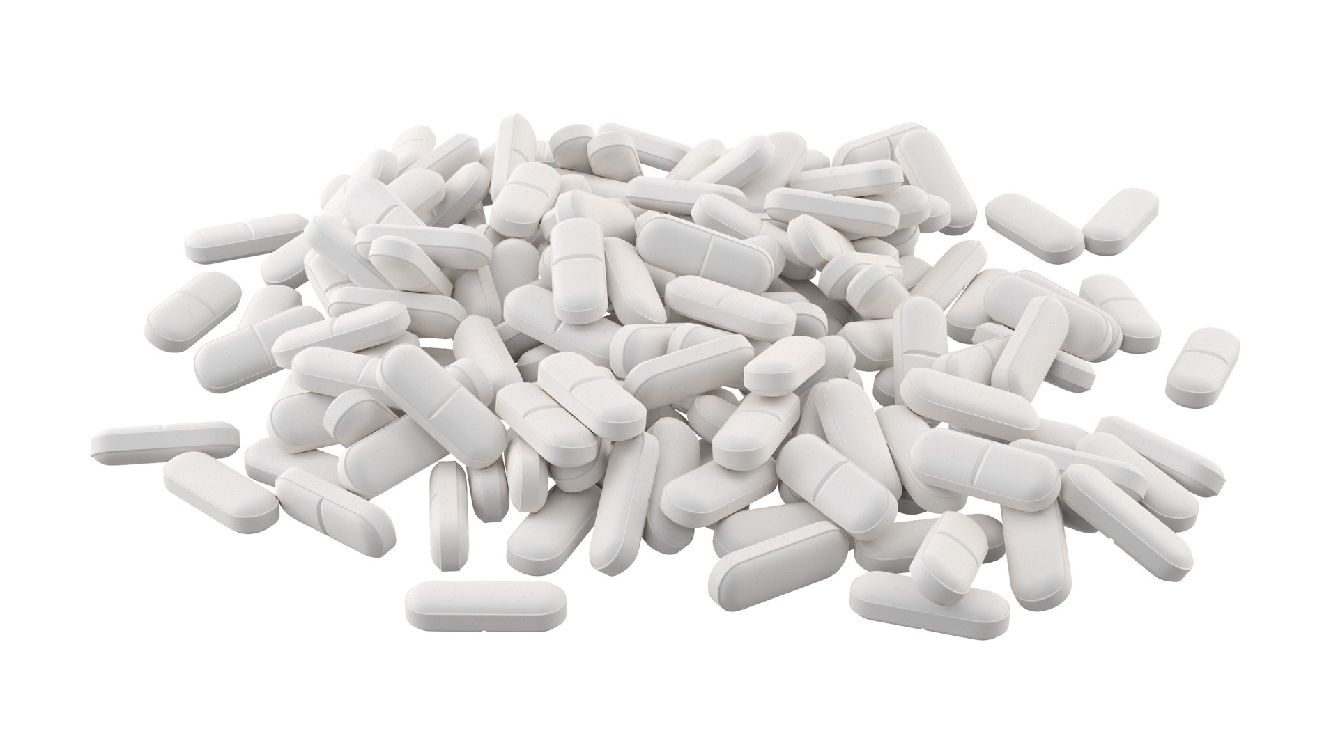 Pill Pile 3D model - TurboSquid 2151103