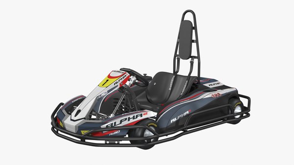 modelo 3d RiMO ALPHA2 Kart con barra antivuelco Rigged - TurboSquid 1886764